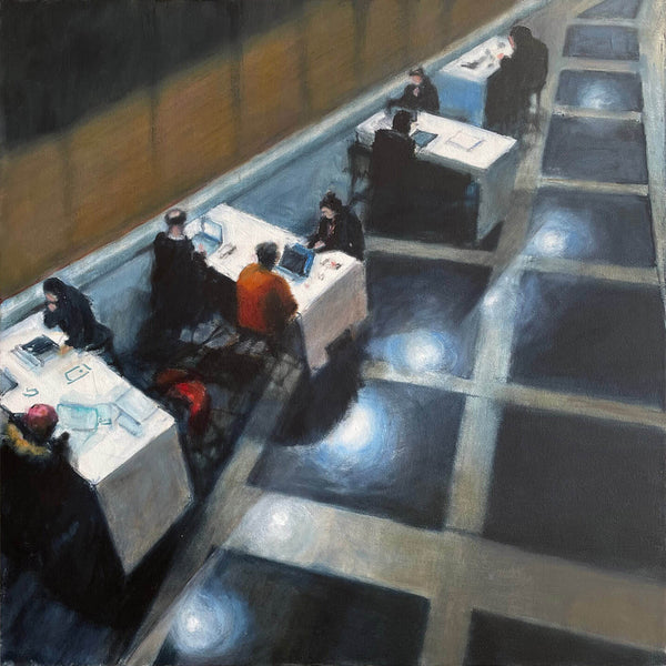 Anna Simmons : British Library Cafe - Modern ArtBuyer